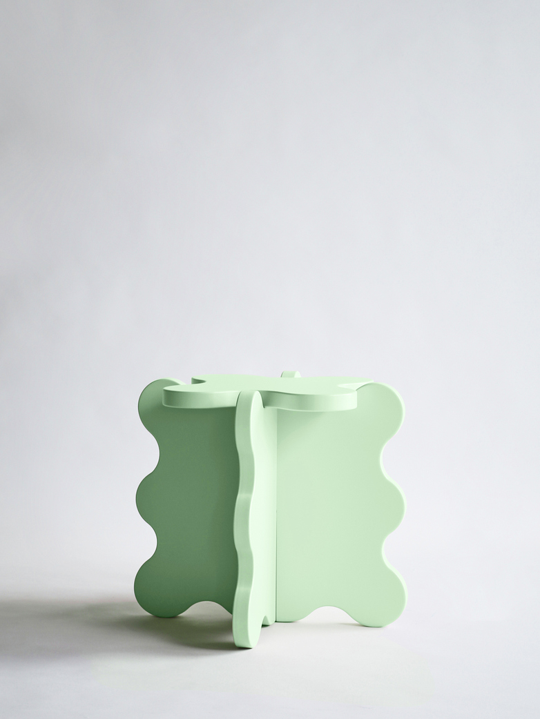 Curvy Table Mini - Cream