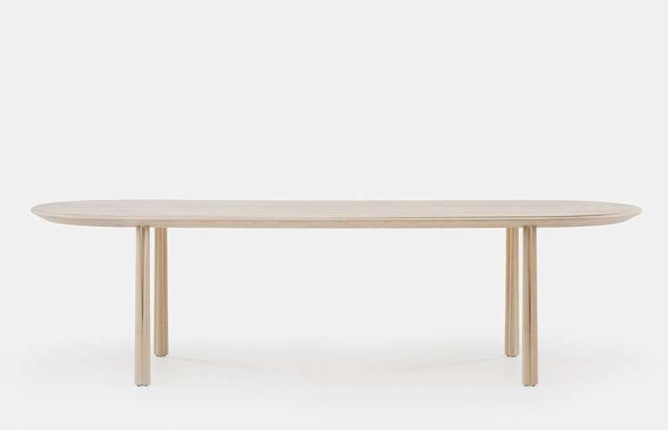 De La Espada — Elliot Oblong Dining Table — Oval dining tables ...