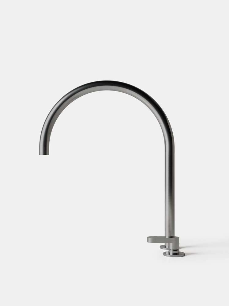 Cocoon — John Pawson Deck Mounted Mixer with Swivel Spout - 280 — Taps ...