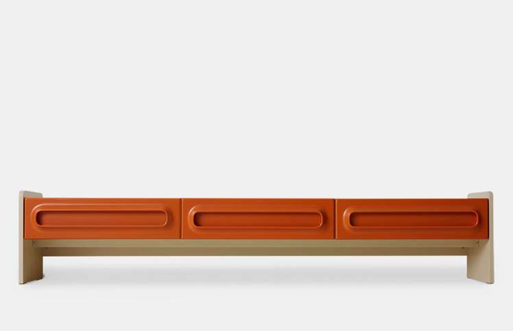 HKliving — Space Lowboard - Orange/Cream — Shop All | Artilleriet