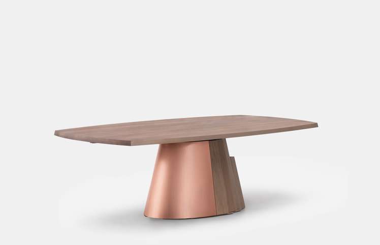 De La Espada — Orion Table - Timber and Metal Base — Large Tables ...