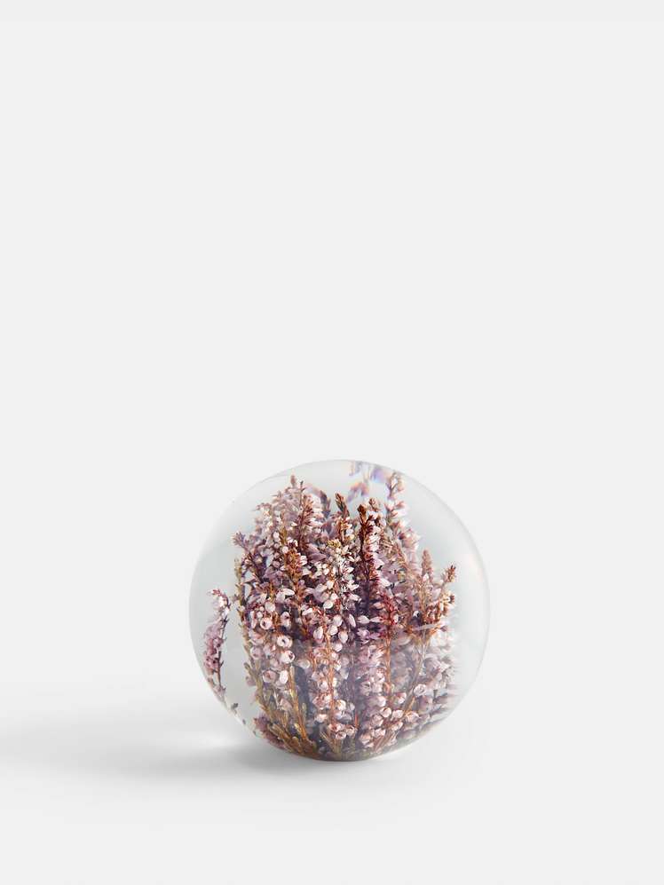 Hafod Grange — Botanical Paperweight - Heather — Decoration Objects ...