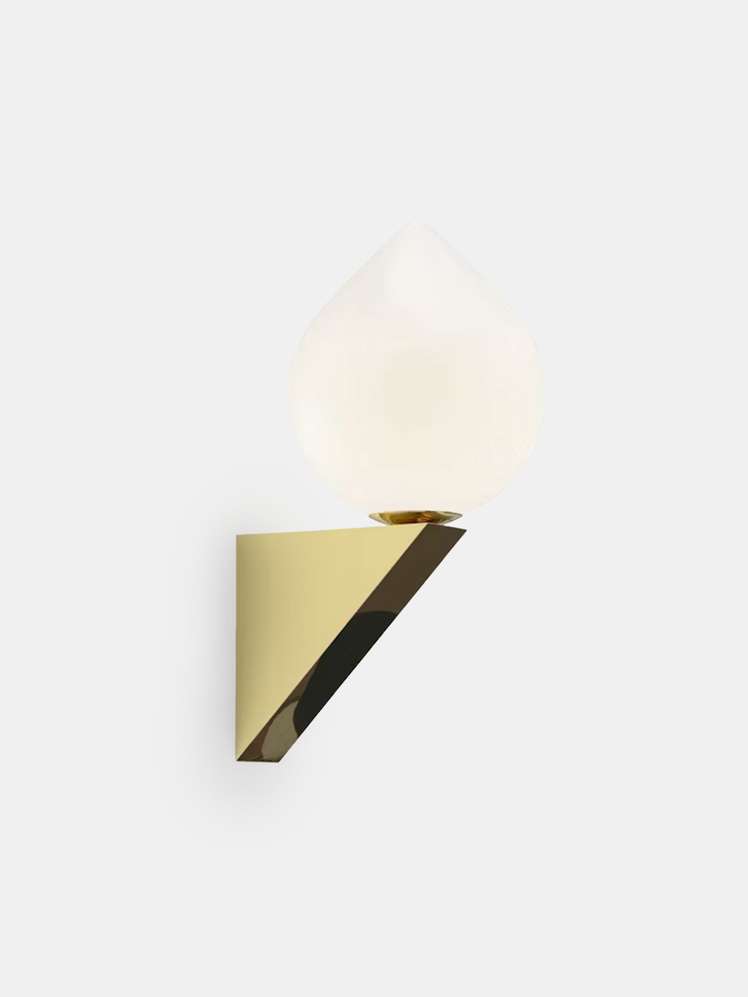 Michael Anastassiades — Bob Wall Mounted - Polished Brass — Wall lamps | Artilleriet