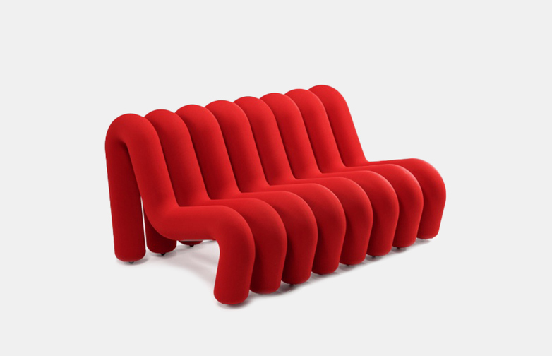 Moustache — Extra Bold Sofa - 2 Seater - Red — Shop All | Artilleriet
